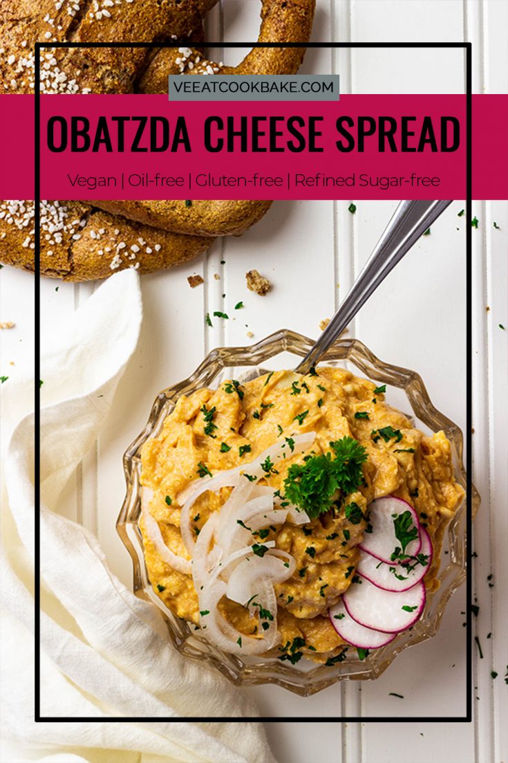 Vegan Obatzda - a bavarian cheese spread (wfpb) - Ve Eat Cook Bake