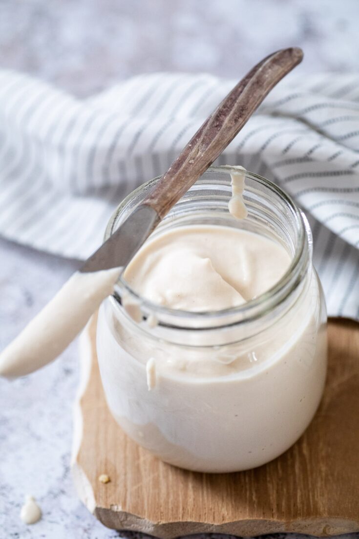 No Oil vegan Mayo Recipe (White Bean Cashew Mayo) - Ve Eat Cook Bake
