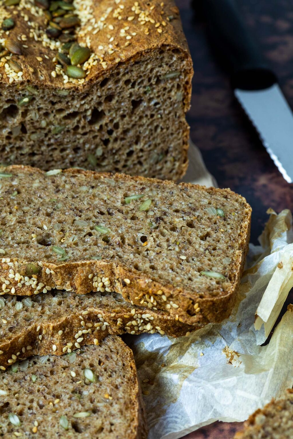 Spelt Bread Recipe with Seeds (vegan, no oil, no sugar) - Ve Eat Cook Bake