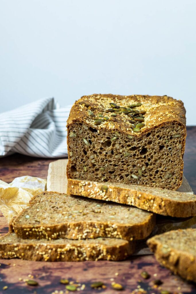 Spelt Bread Recipe with Seeds (vegan, no oil, no sugar) - Ve Eat Cook Bake