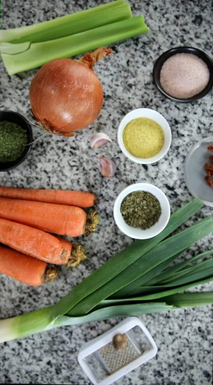 Vegetable Broth Powder Recipe (vegan, real veggies) - Ve Eat Cook Bake