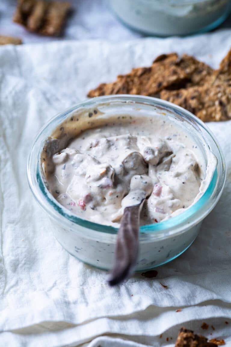 Vegan Italian Tuscan Cream Cheese (oil free) - Ve Eat Cook Bake