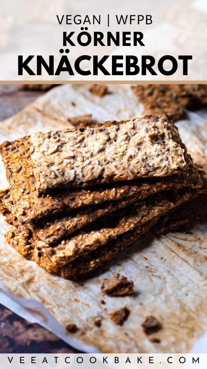 Selbstgemachtes Knäckebrot Rezept (vegan) - Ve Eat Cook Bake